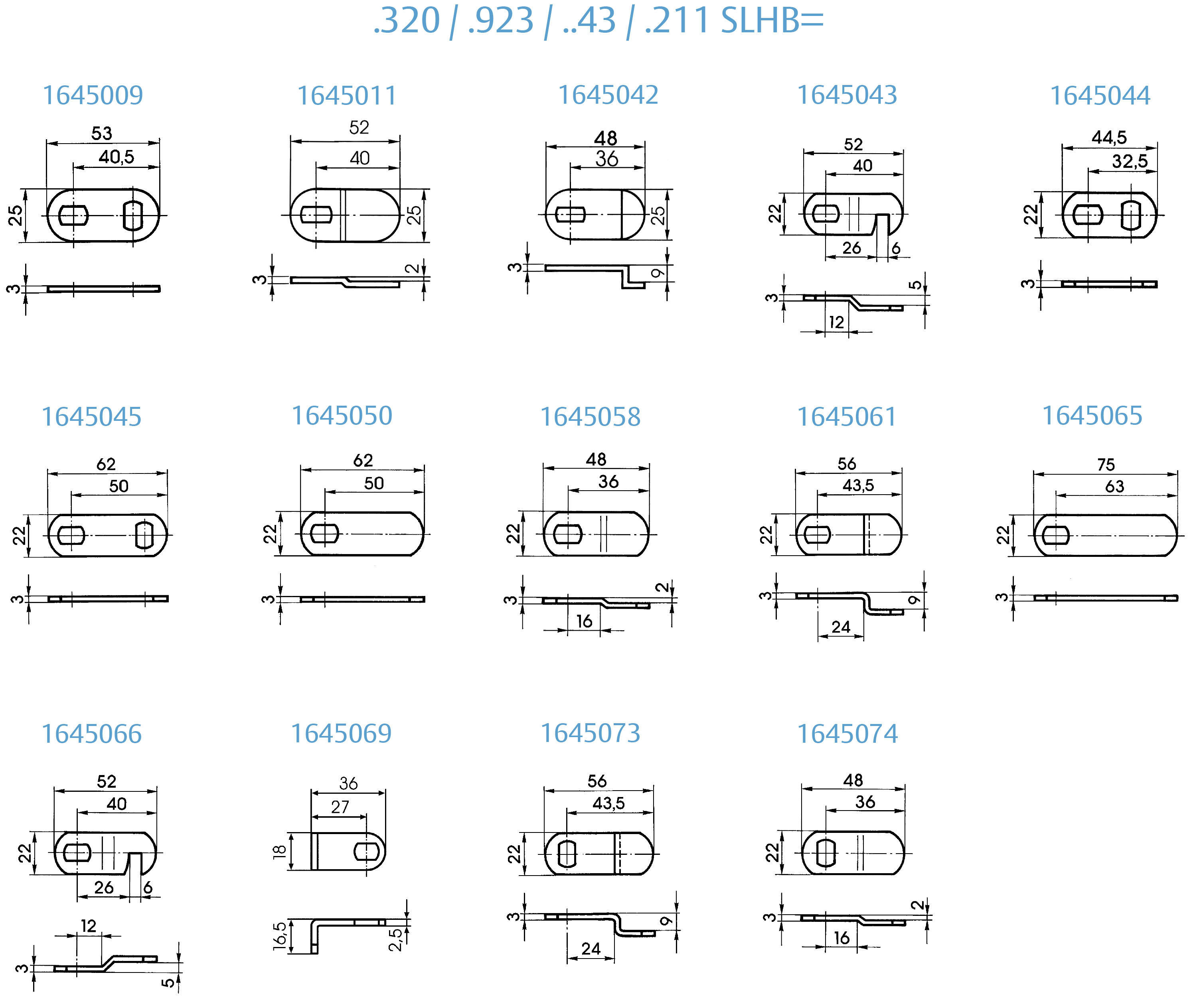 Locking lever for universal locking lever cylinder 1905 | ASSA ABLOY
