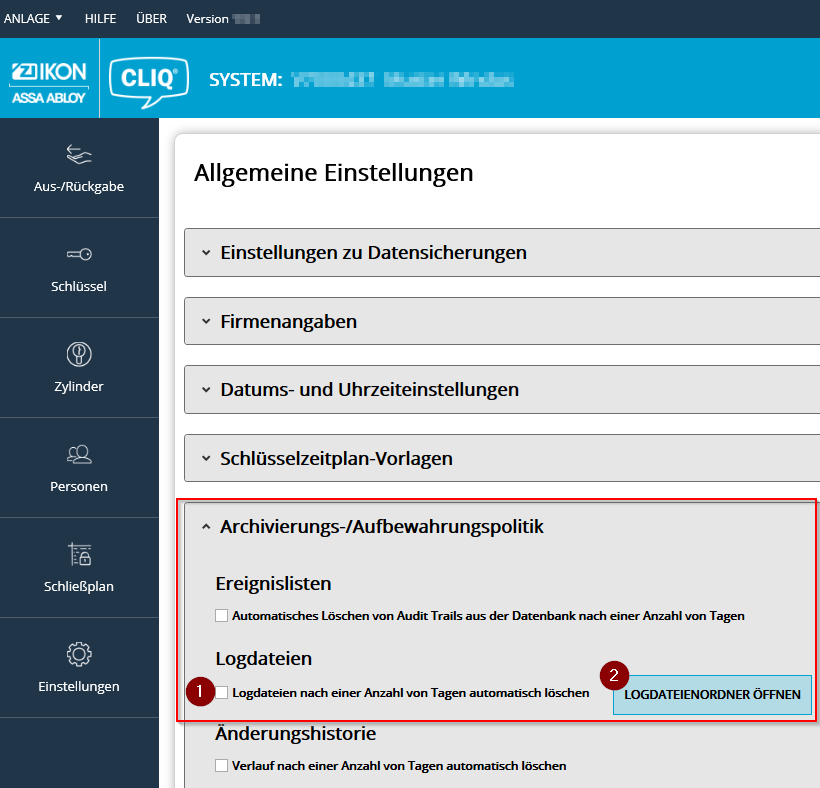 CLIQ Local Manager Fragen > Allgemein > allgemeine Benutzung/ Handling ...